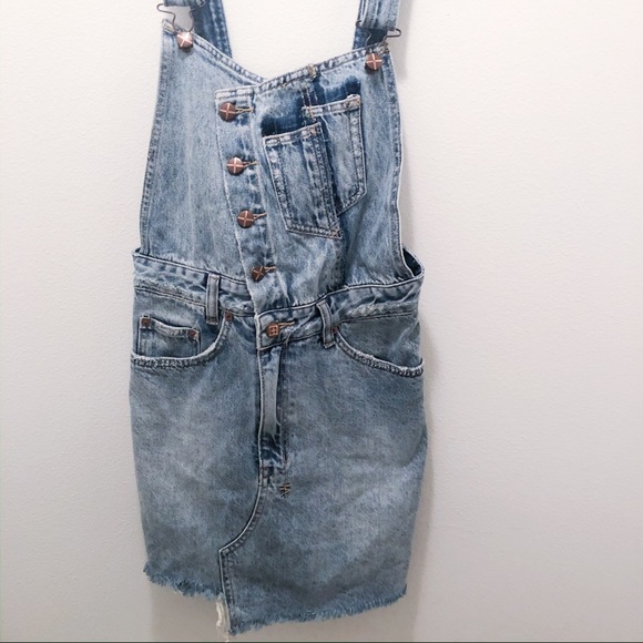 Ksubi | Dresses | Nwt Ksubi Hi Pini Denim Overall Dress Cutsliced ...